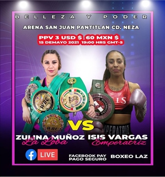 Zulina Munoz vs. Isis Vargas, Munoz vs. Vargas | Boxing Bout | Tapology