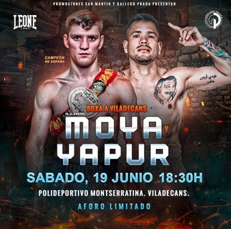 Alejandro Moya vs. Damian Leonardo Yapur, Moya vs. Yapur | Boxing Bout ...