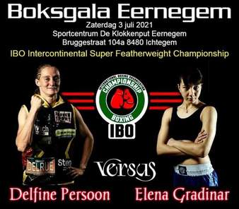 Delfine Persoon vs. Elena Gradinar, Boks gala Eernegem | Boxing Bout ...