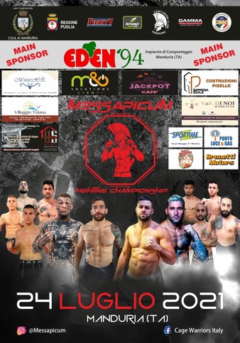 Walter Pugliesi vs. Rowan Martin, Messapicum Fighting Championship 4 ...