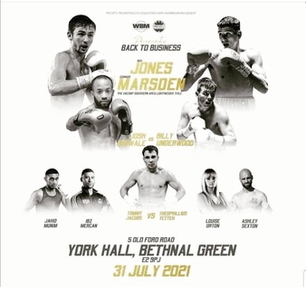 Connor Marsden vs. Jamie Quinn, Back to Business (Cancelled) | Boxing ...