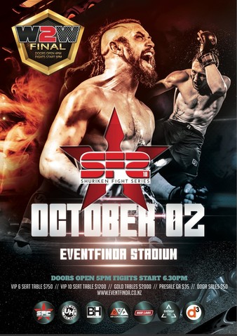 Pane Haraki vs. Cam Rowston, Shuriken Fight Series 10 (cancelled) | MMA ...