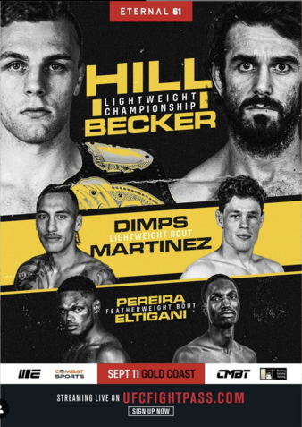 Dimps Gillies vs. David Martinez, Eternal MMA 61 | MMA Bout | Tapology