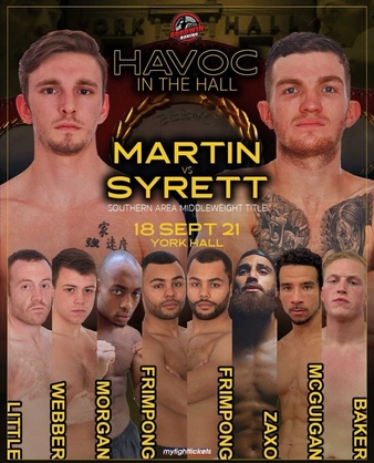 Havoc in the Hall: Martin vs. Syrett | Boxing Event | Tapology