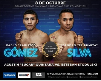Cristian Ayala vs. Miguel Angel Scaringi II, Gomez vs. Silva | Boxing ...