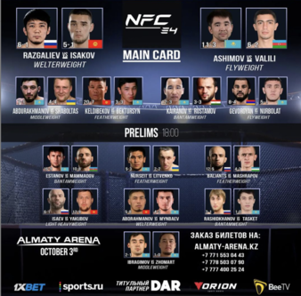 Naiza FC 34 | MMA Event | Tapology