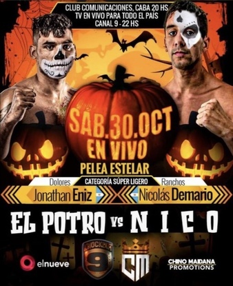 Jonathan Jose Eniz vs. Nicolas Pablo Demario, Eniz vs. Demario | Boxing ...