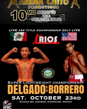 Nagy Aguilera vs. Hugo Lomelli, Delgado vs. Borrero | Boxing Bout ...