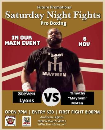 Saturday Night Fights | Boxing Event | Tapology