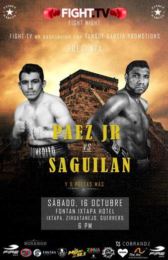 Jorge Paez Jr. vs. Nery Saguilan, Paez vs. Saguilan | Boxing Bout ...