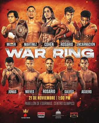 Felix Batista vs. General De los Santos, War Ring | Boxing Bout | Tapology