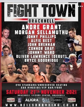 Connor Gray vs. Lee Connelly, Fight Town Bracknell | Boxing Bout | Tapology