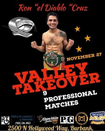 Eliseo Villalobos vs. Ricky Hood, Valley Takeover | Boxing Bout | Tapology