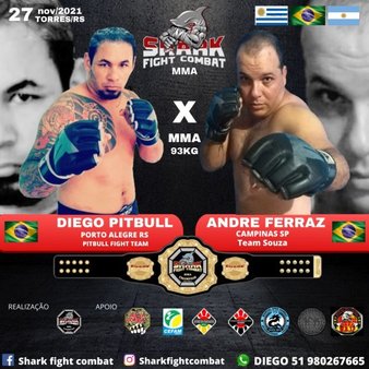 Andre da Silva vs. Felipe de Oliveira, Shark Fight Combat 27 | MMA Bout ...