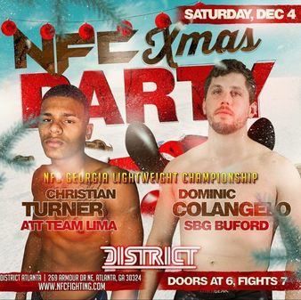 Christian Turner vs. Dominic Colangelo, NFC 141 | MMA Bout | Tapology
