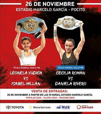 Leonela Yudica vs. Isabel Millan II, Yudica vs. Millan 2 | Boxing Bout ...