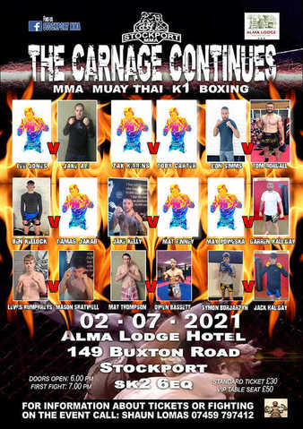 The Carnage Continues 1 | Event | Tapology