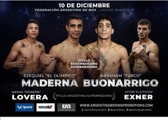 Ramon Matias Lovera vs. Victor Hugo Exner, Maderna vs. Buonarrigo ...