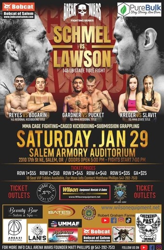 Arena Wars Fighting Series: Schmel vs. Lawson | MMA, Kickboxing ...