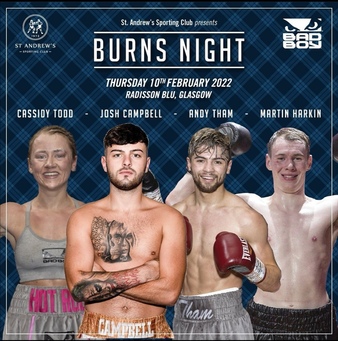 Cassidy Todd vs. Gemma Ruegg, Burns Night | Boxing Bout | Tapology