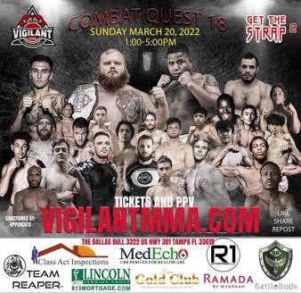 Combat Quest 18: Get the Strap 2 | MMA Event | Tapology