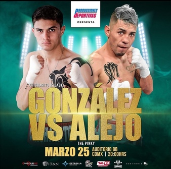 Gonzalez vs. Alejo | Boxing Event | Tapology