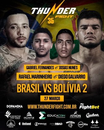 Thunder Fight 35: Brasil vs Bolívia 2 | MMA Event | Tapology