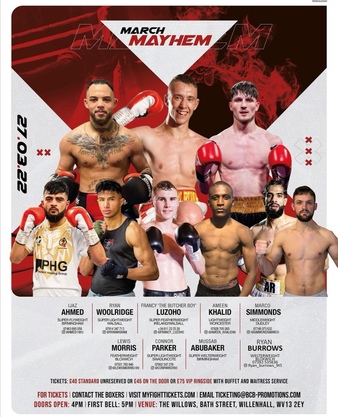 March Mayhem | Boxing Event | Tapology