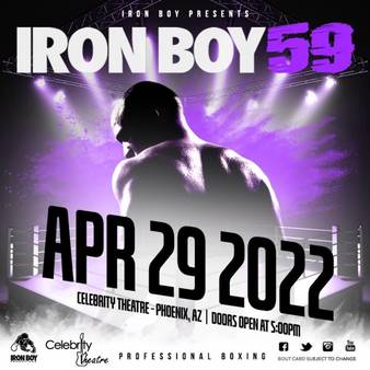 Alfredo Escarcega vs. Moises Flores, Iron Boy 59 | Boxing Bout | Tapology