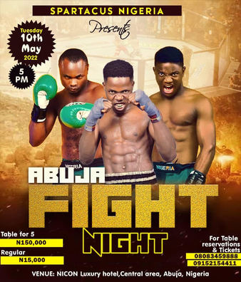 Abengowe Harmony vs. David Emmanuel, Spartacus MMA 3 | MMA Bout | Tapology