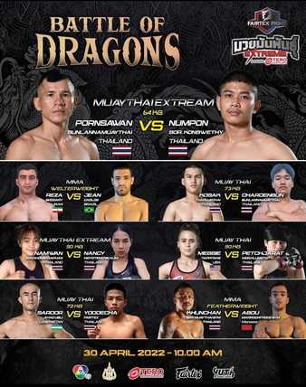Fairtex Fights: Battle of Dragons | Muay Thai & MMA Event | Tapology