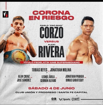 Leonel Avila vs. Reinaldo German Alfaro, Corzo vs. Rivera | Boxing Bout ...