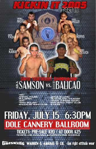 Ikaika Bullock vs. Erin Guillory, Hawaii's Most Wanted | Kickboxing ...