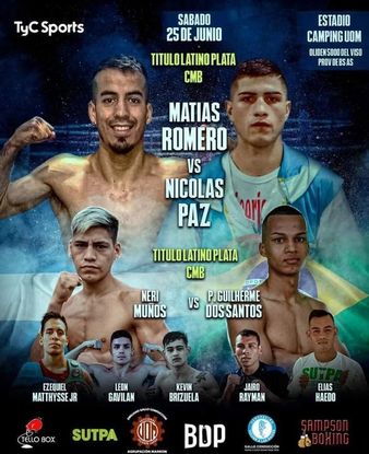 Jairo Rayman vs. Maximiliano Agustin Corso, Romero vs. Paz | Boxing ...