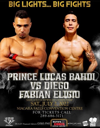 Lucas Bahdi vs. Diego Fabian Eligio, Bahdi vs. Eligio | Boxing Bout ...