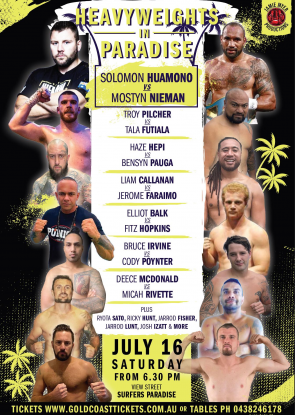 Clay AJ Waterman vs. Cody Poynter, Heavyweights in Paradise | Boxing ...