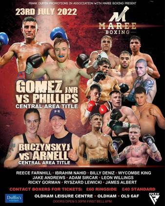 Billy Deniz vs. Nathan Junor, Gomez Jr. vs. Phillips | Boxing Bout ...