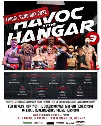 Ashlee Eales vs. Martin Shaw, Havoc at the Hangar 3 | Boxing Bout ...
