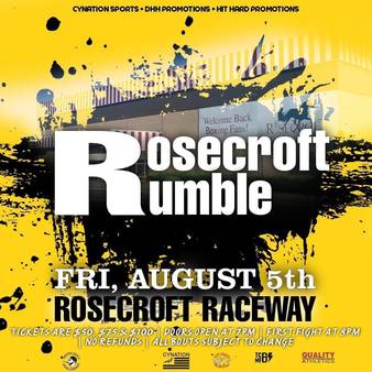 Rosecroft Rumble | Boxing Event | Tapology