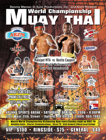 WCK Muay Thai: Wiwasuk vs. Caupain | Muay Thai Event | Tapology