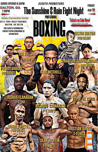 Sunshine & Rain Fight Night | Boxing Event | Tapology