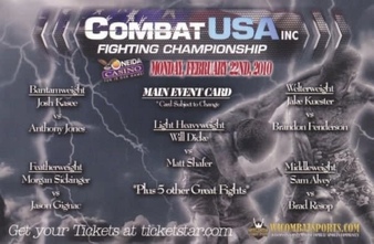 Morgan Sickinger vs. Jason Gignac, Combat USA 27 | MMA Bout | Tapology