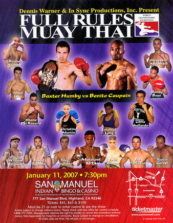 WCK Muay Thai: Humby vs. Caupain | Muay Thai Event | Tapology