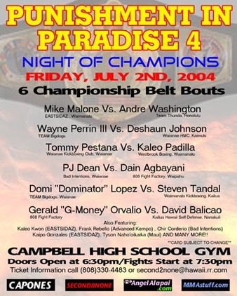 PJ Dean vs. Dain Agbayani, Punishment In Paradise 4 | Kickboxing Bout ...