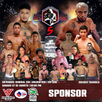 Edison Leon vs. Bryan Zambrano Cedeño, AFC 5 | MMA Bout | Tapology