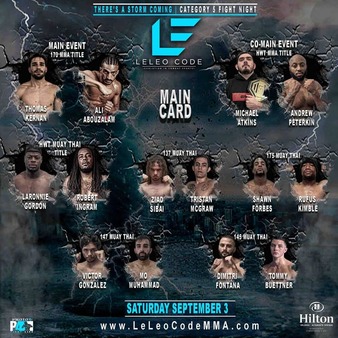 Thomas Kernan vs. Ali Abouzalam, LeLeo Code 19 | MMA Bout | Tapology