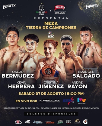 Cristina Jiménez vs. Fabiola Caporal Marquez, Tierra de Campeones ...