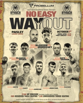 John Casey vs. Rustem Fatkhullin, No Easy Way Out | Boxing Bout | Tapology