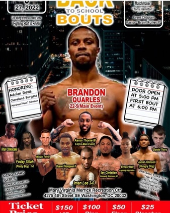 Back to School Bouts | Boxing Event | Tapology