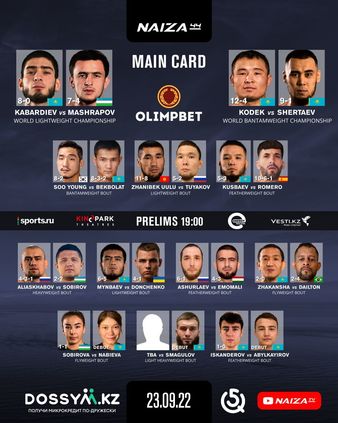 Su Young You vs. Aydin Kodekov, Naiza FC 44 | MMA Bout | Tapology